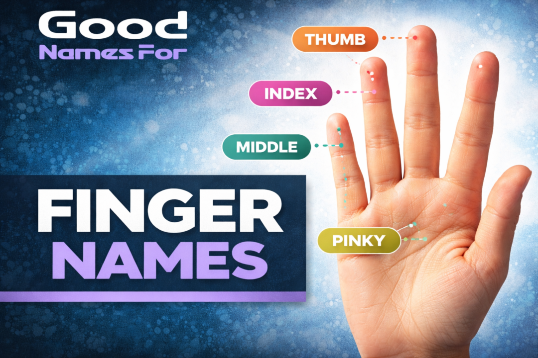Finger Names Explained: Meaning, Anatomy, and Everyday Use - Good Names For